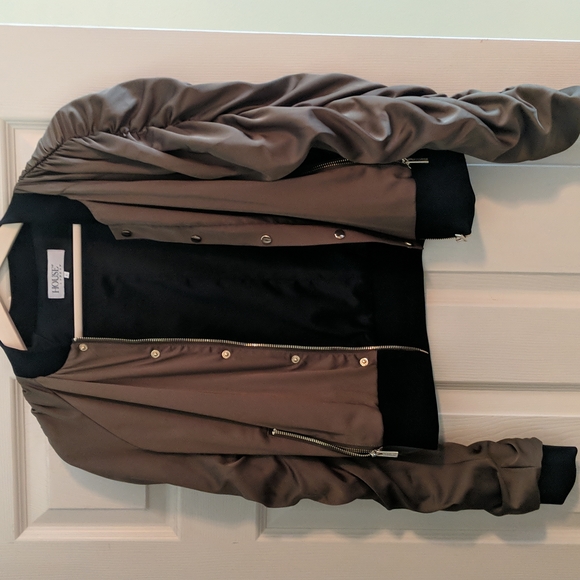 House of CB | Jackets & Coats | House Of Cblondon Olive Greenblack ...